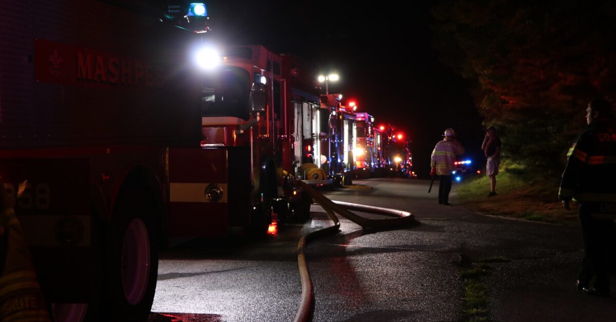 UPDATED – TWO ALARM MASHPEE FIRE: Crews quickly knock down flames ...