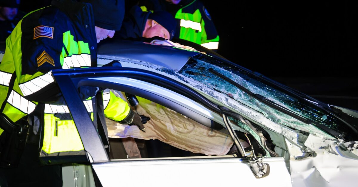 Driver Flees After High-Speed Crash, Leaves Wreckage Obstructing ...